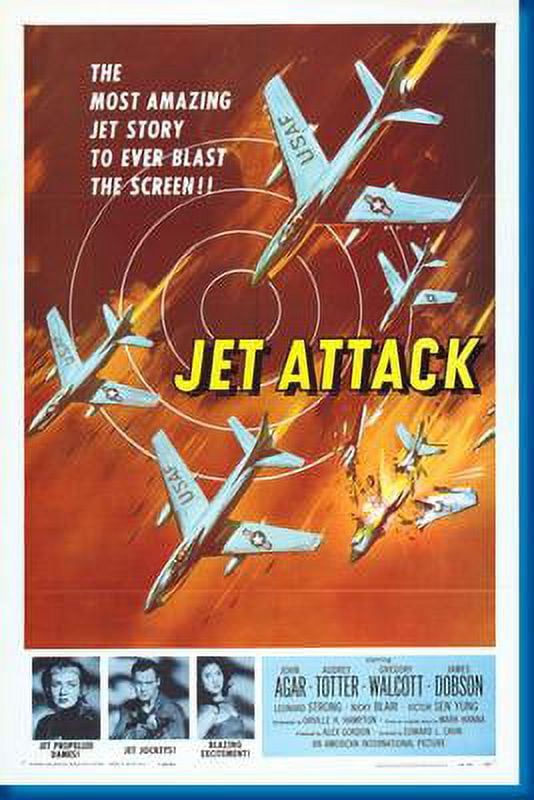 Jet Attack Movie Poster 16x24 Poster Medium Art Poster 16x24 Unframed ...