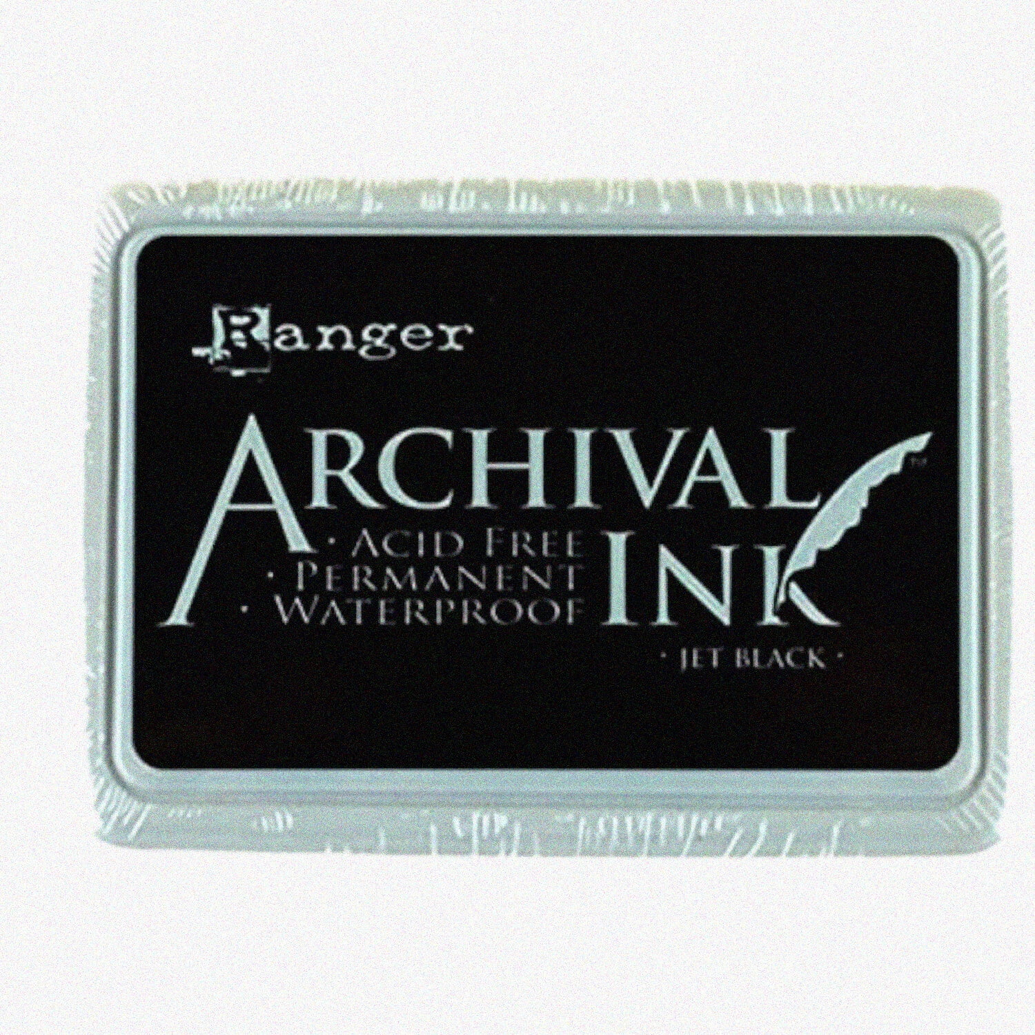 Jet Black Archival Ink Pad - Permanent, Waterproof, Acid-Free, Non ...
