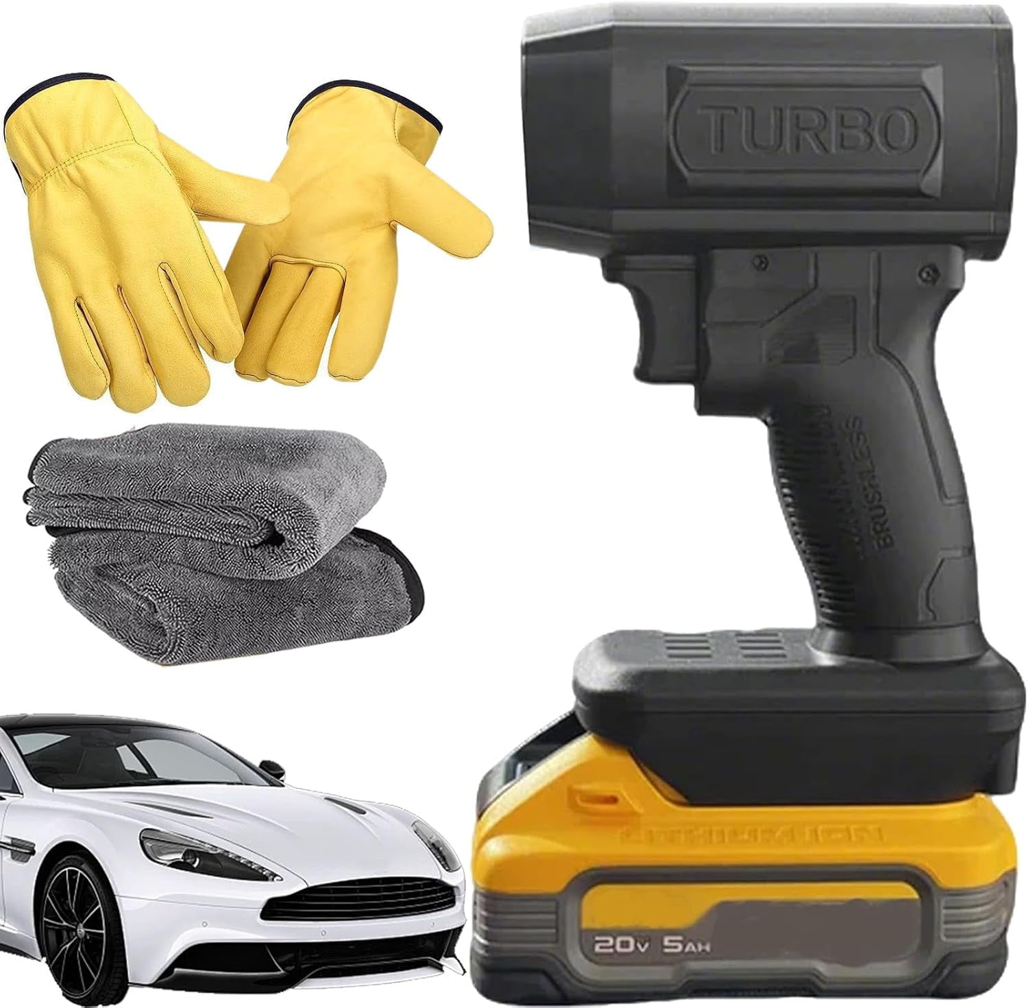 Jet Blower 2.0 Handheld Cordless Jet Blower, 160,000 RPM High-Speed Air ...