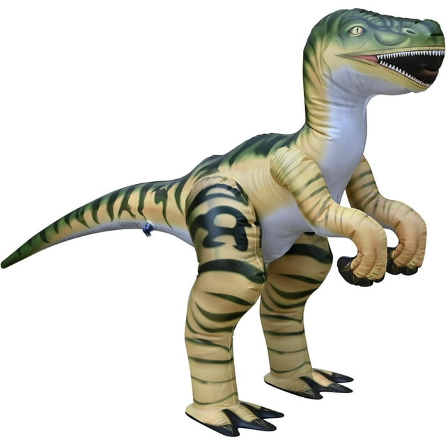 Jet Creations Large Inflatable Velociraptor Dinosaur - Durable ...