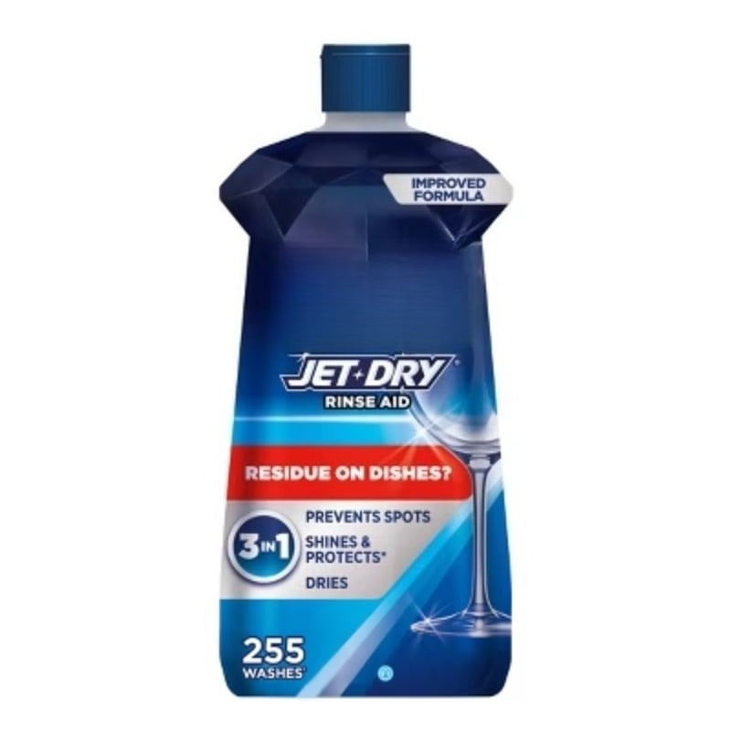 Jet-Dry Advanced Rinse Aid: Premium Dishwasher Agent for Spotless Shine ...