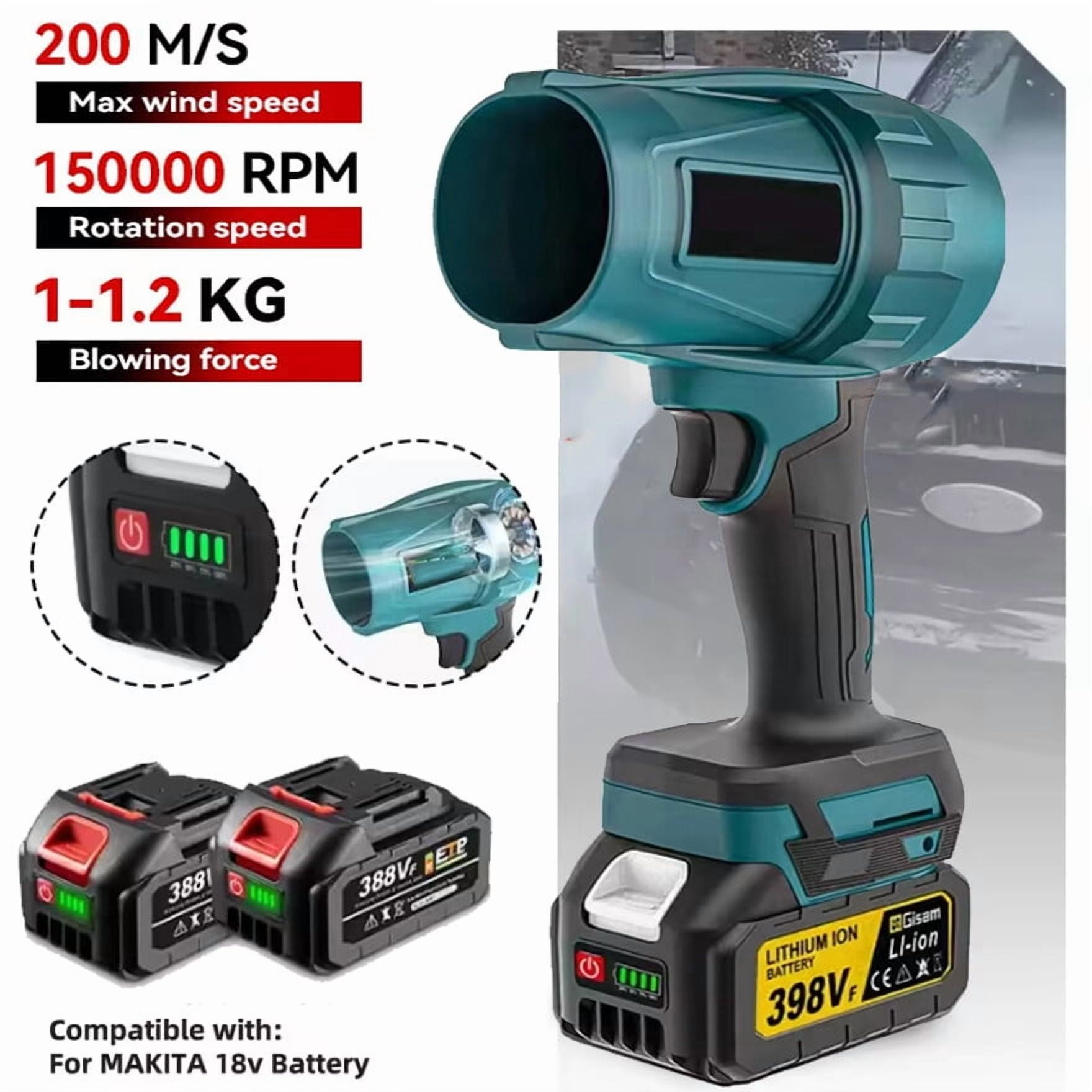 Jet Dry Blower Mini Turbo Jet Air Blower Super Fan Turbo Battery Power ...