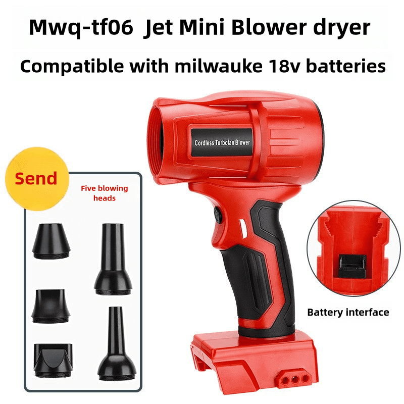 Jet Dry Mini Blower,Jet Fan 96000 RPM Wind Speed Control Compatible ...
