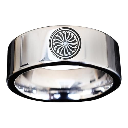 Jet Engine Turbine Wedding Ring Airplane Ring Fighter Jet Engine Ring ...