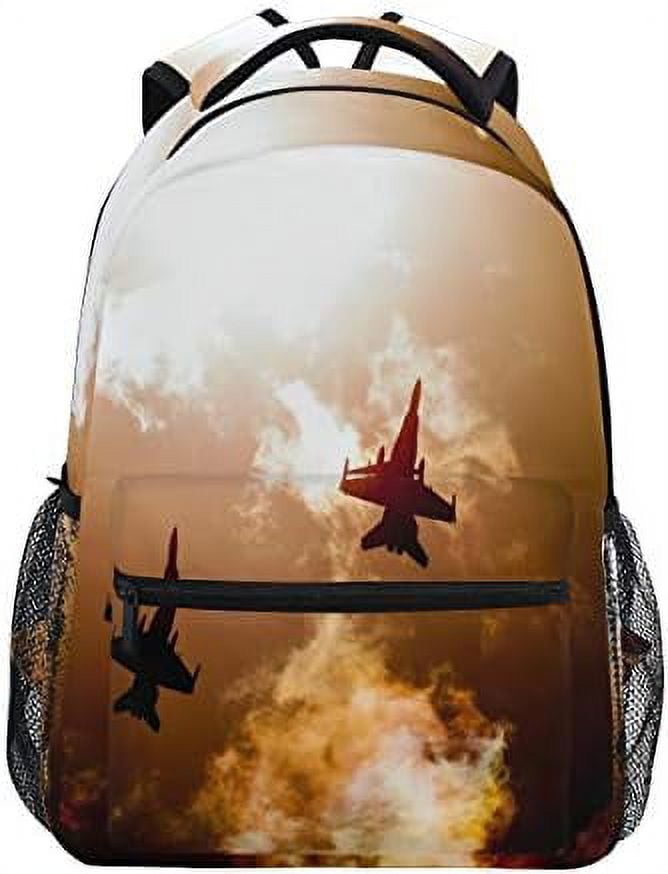 Jet Fighter Jet Raaf Hornets School Backpack Stylish Plane On Setting ...