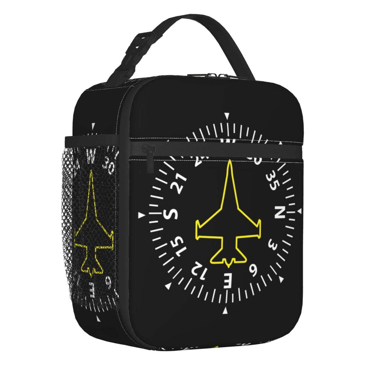 Jet Fighter Pilot Portable Lunch Box Aviation Airplane Aviator Thermal ...