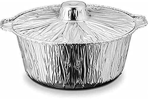 Jet Foil 3 Small Aluminum Disposable Pots With Lids Set Good to Use on ...