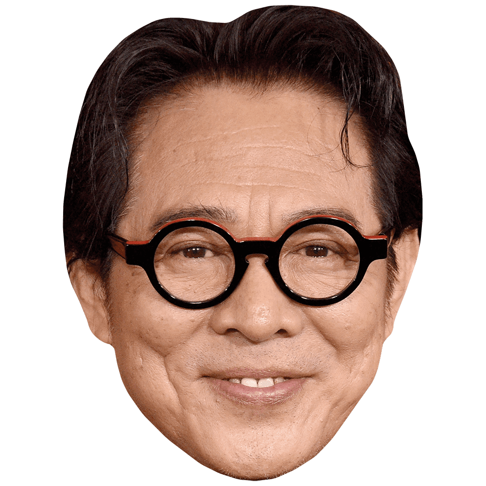 Jet Li (Glasses) Big Head. Larger than life mask. - Walmart.com