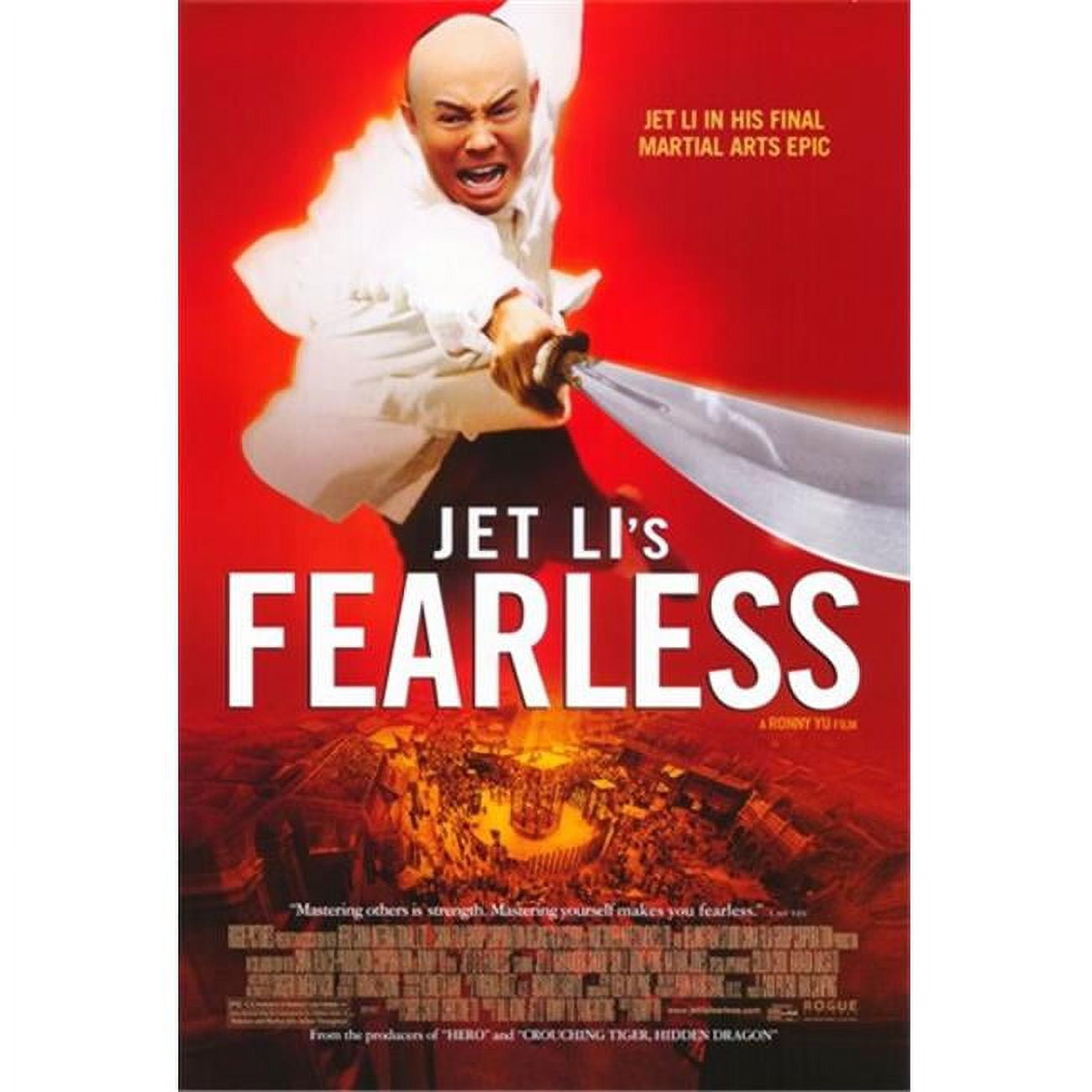 Jet Lis Fearless Movie Poster - 11 x 17 in. - Walmart.com