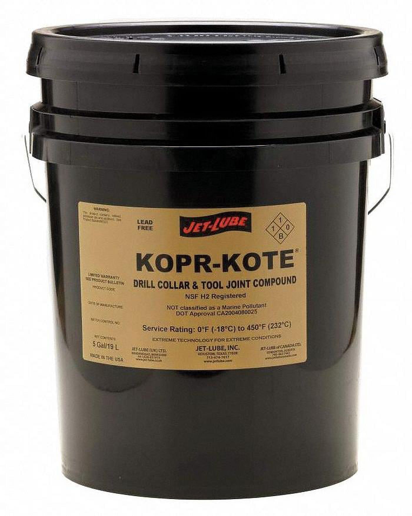 Jet-Lube Joint/Drill Collar Compound, 1 gal Size - 10123 - Walmart ...