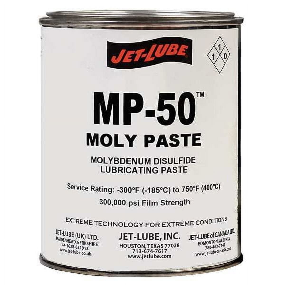 Jet-Lube Moly Paste,MP-50,Can,2lb 28007 - Walmart.com