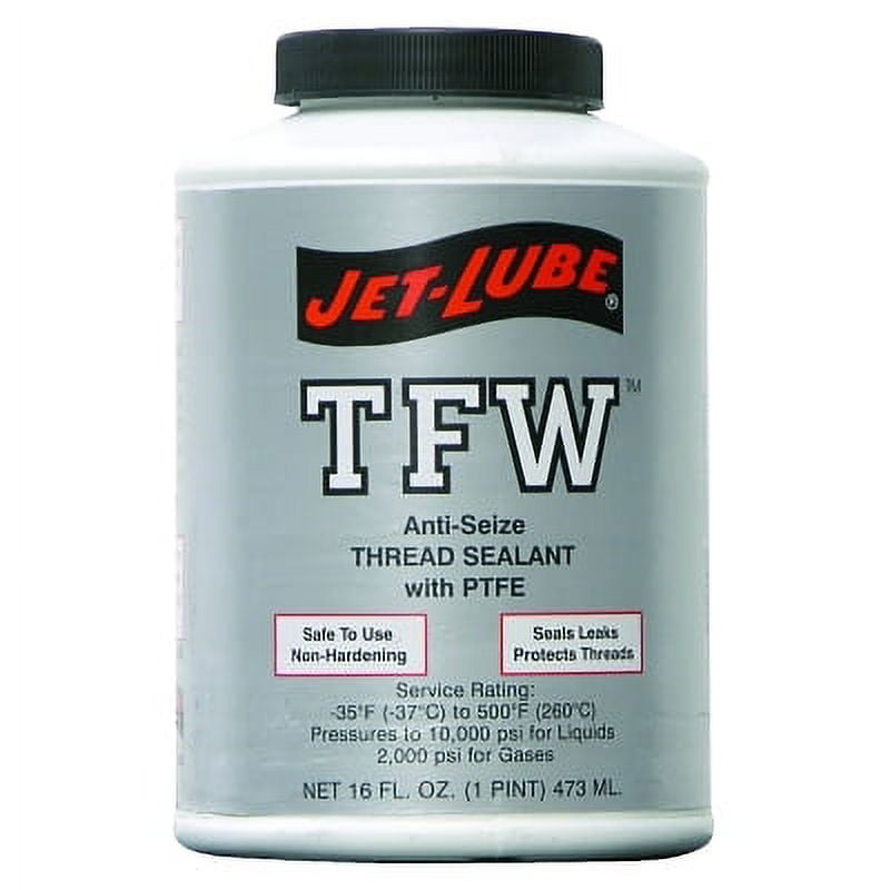 Jet-Lube Pipe Thread Sealant,16 fl oz,White 24004 - Walmart.com
