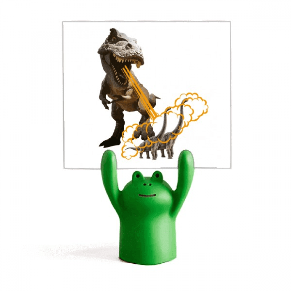 Jet Menacing Dinosaur Form Memo Holder Cartoon Animal Frog Stand ...