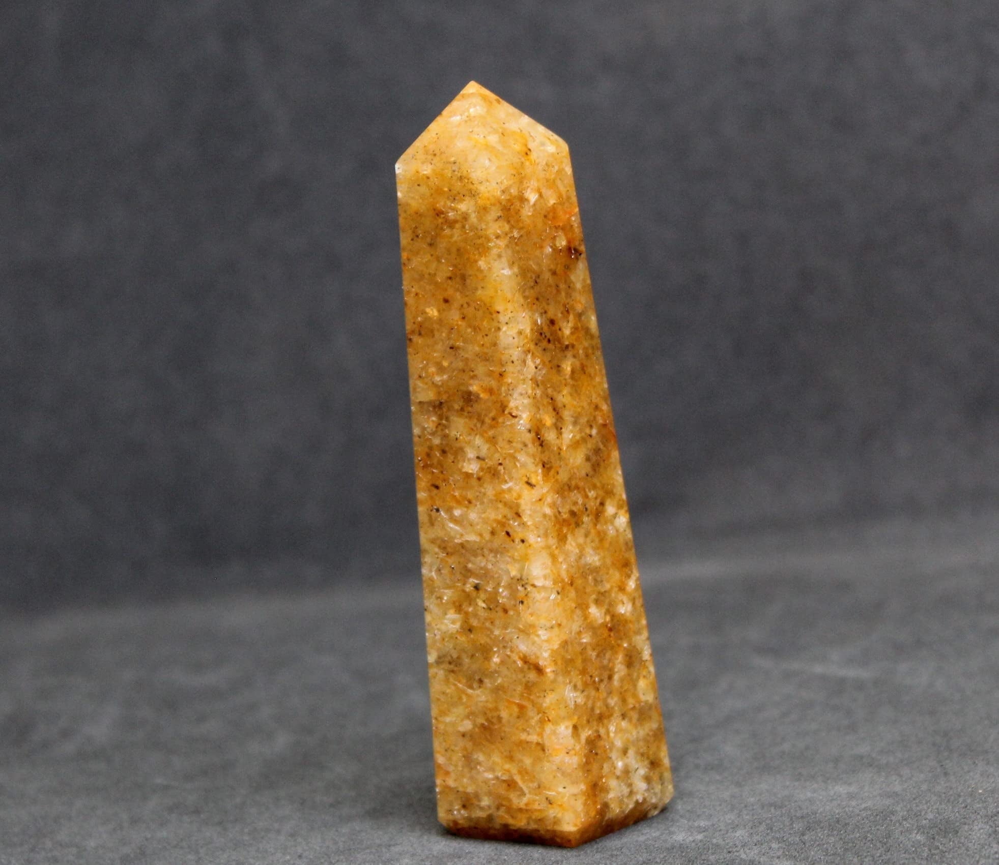 Jet Yellow Gemstone Decorative Stone, Approx 3 Inch - Walmart.com