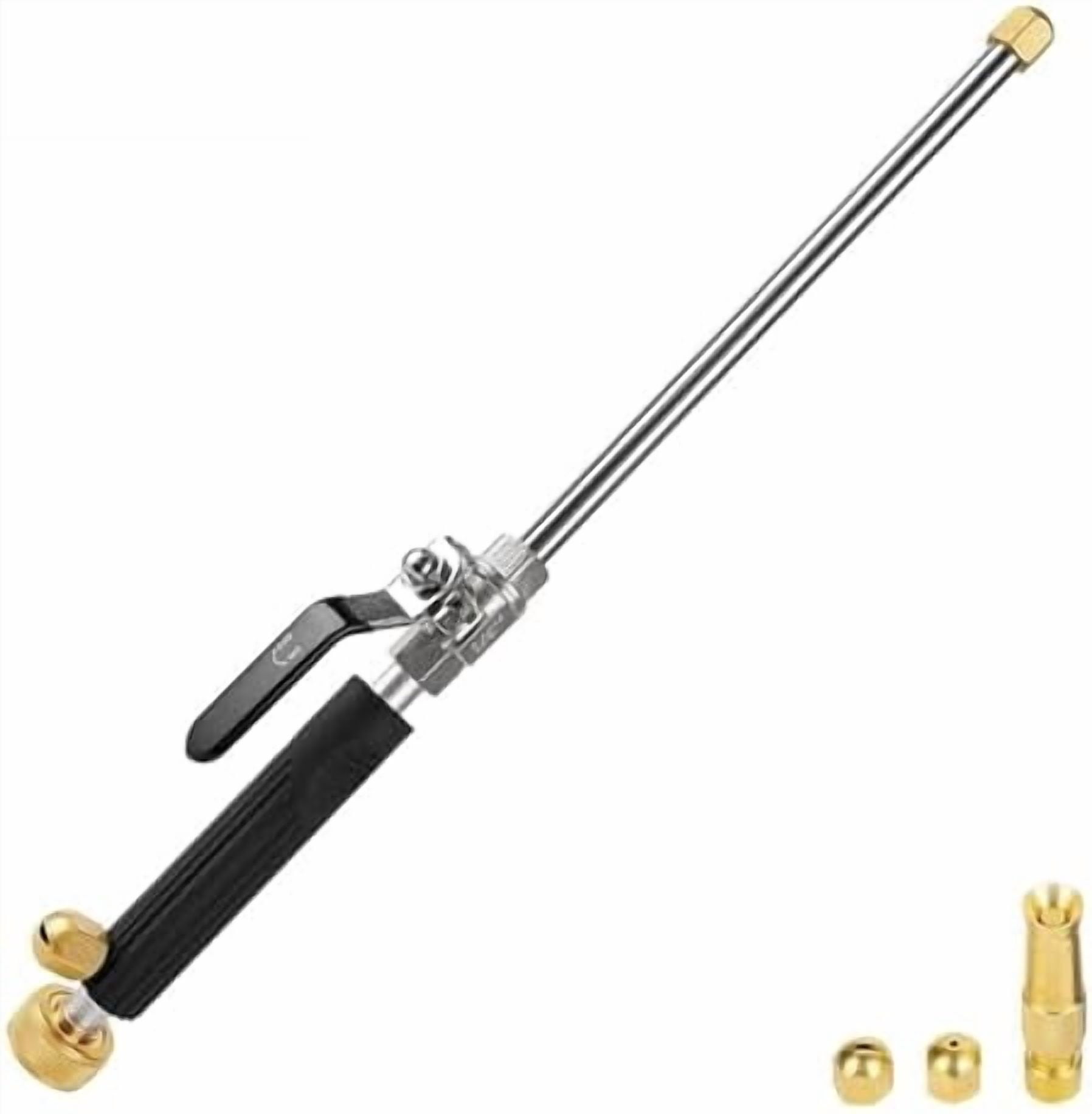 Jet Nozzle for Garden Hose, High Pressure Power Washer Wand with 3 ...