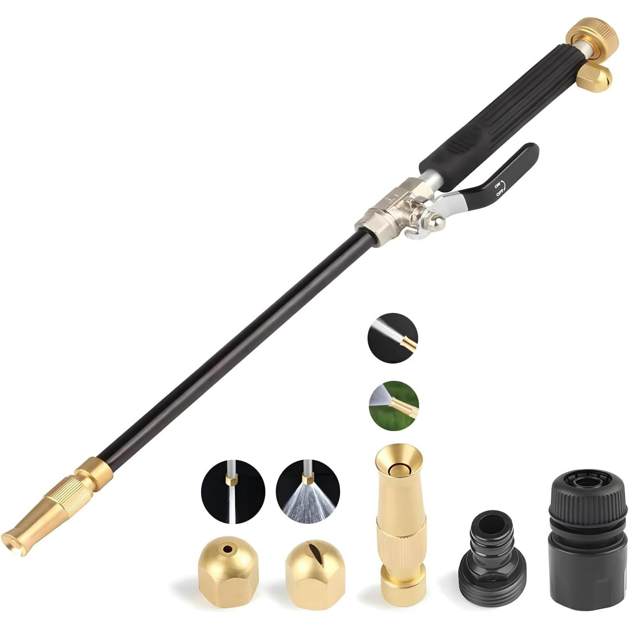 Jet Nozzle High Pressure Hose nozzle Garden,Pressure Washer Gun, Power ...