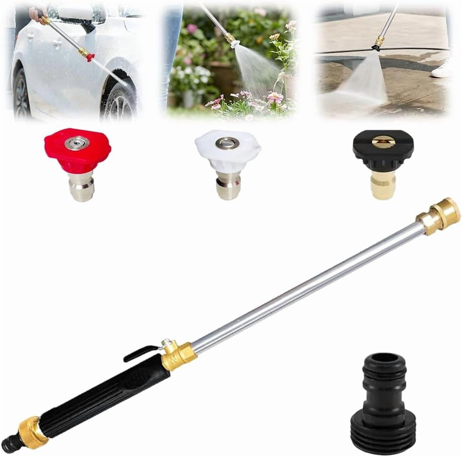 Jet Nozzle Power Washer for Garden Hose, 2-in-1 High Pressure Power ...