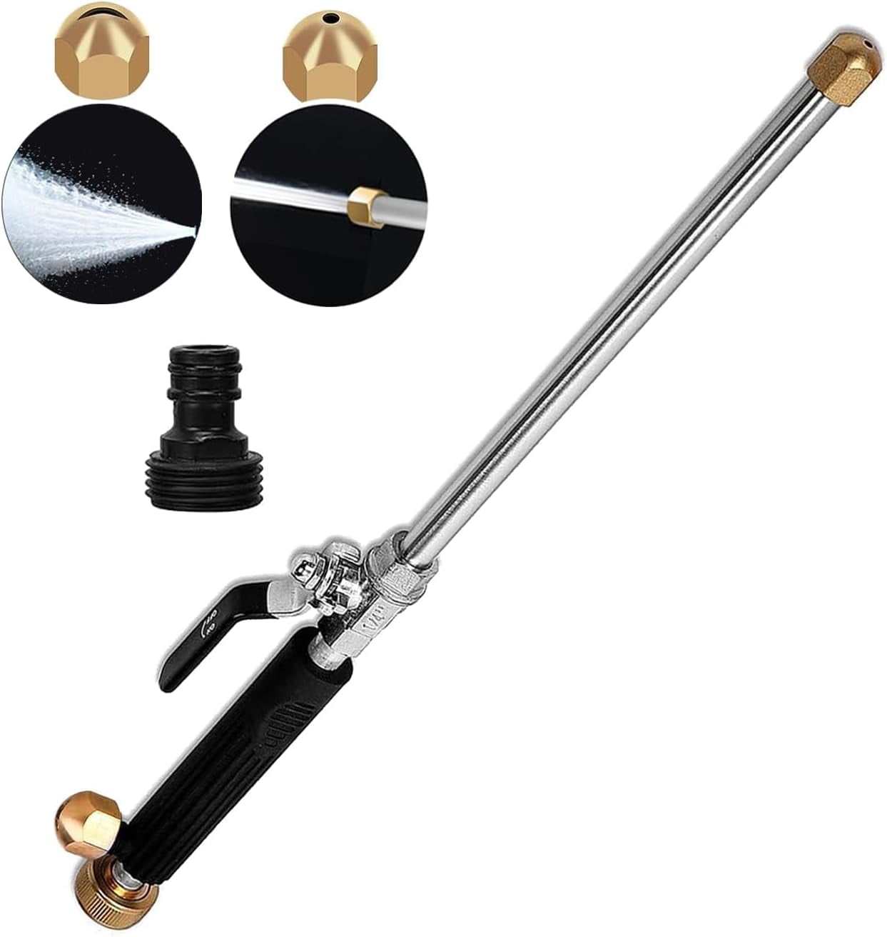 Jet Nozzle Power Washer for Garden Hose, Jet High Pressure Washer Tools ...