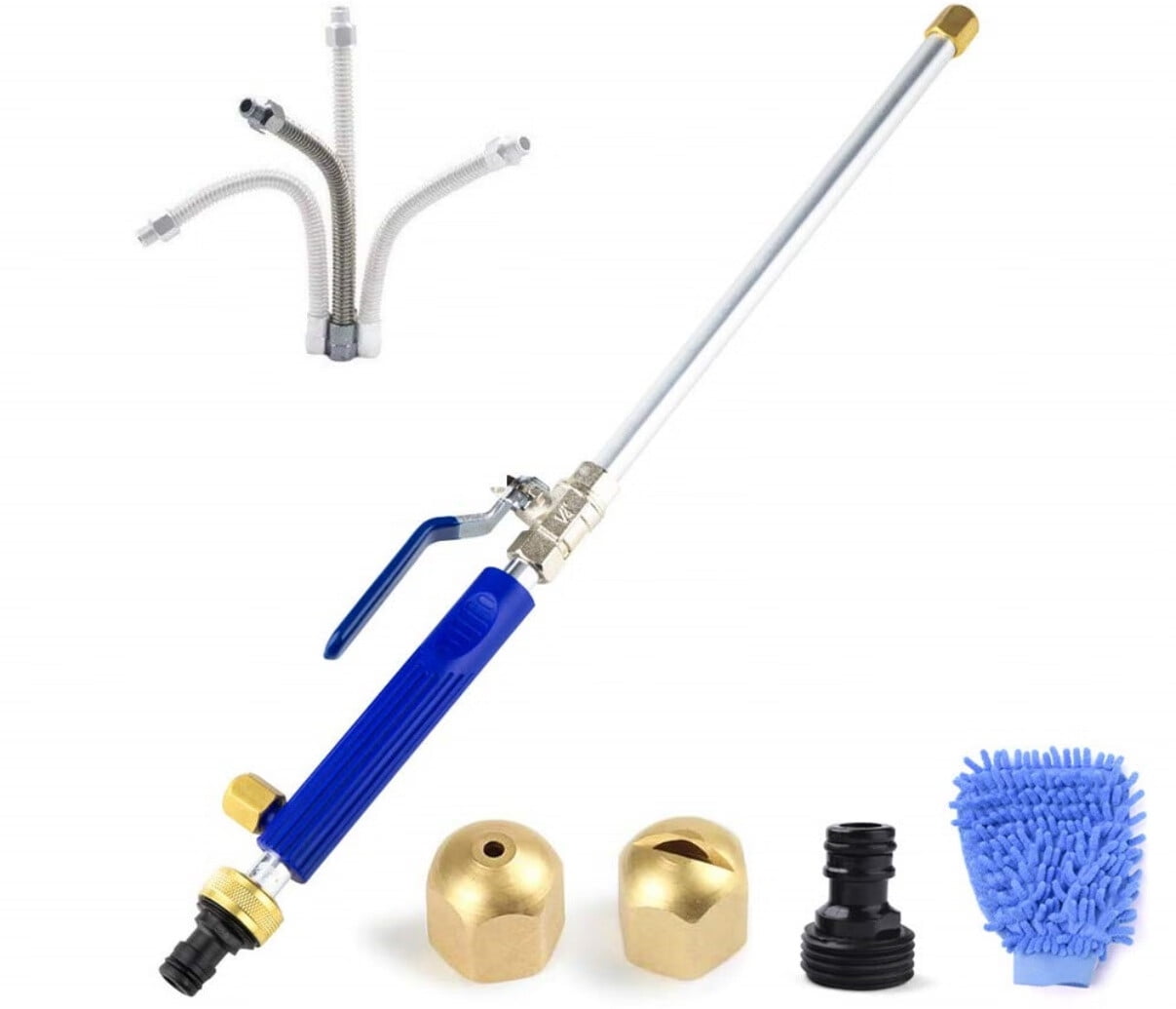 Jet Power Washer,Heavy Duty Metal with Universal Hose End,Glass Window ...