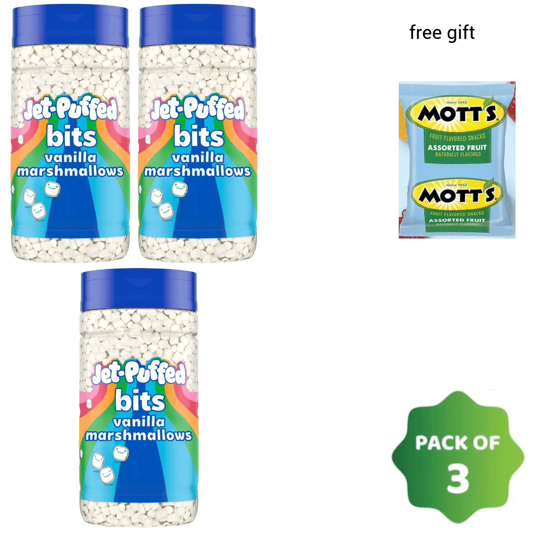 Jet-Puffed Bits Vanilla Marshmallows - 3oz pack of 2 - Walmart.com