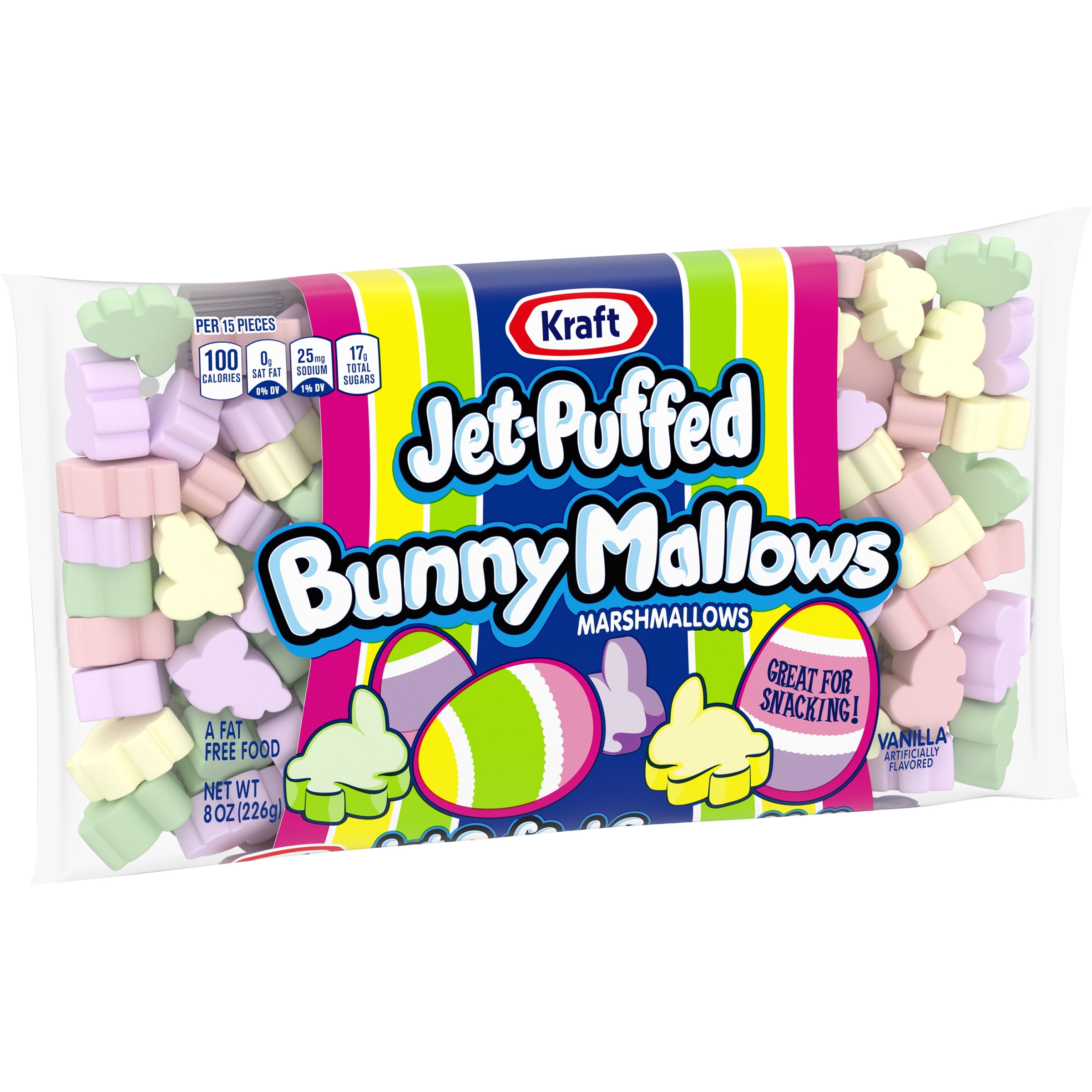 Jet-Puffed Bunny Mallows Easter Bunny Rabbit Shaped Spring Marshmallows ...