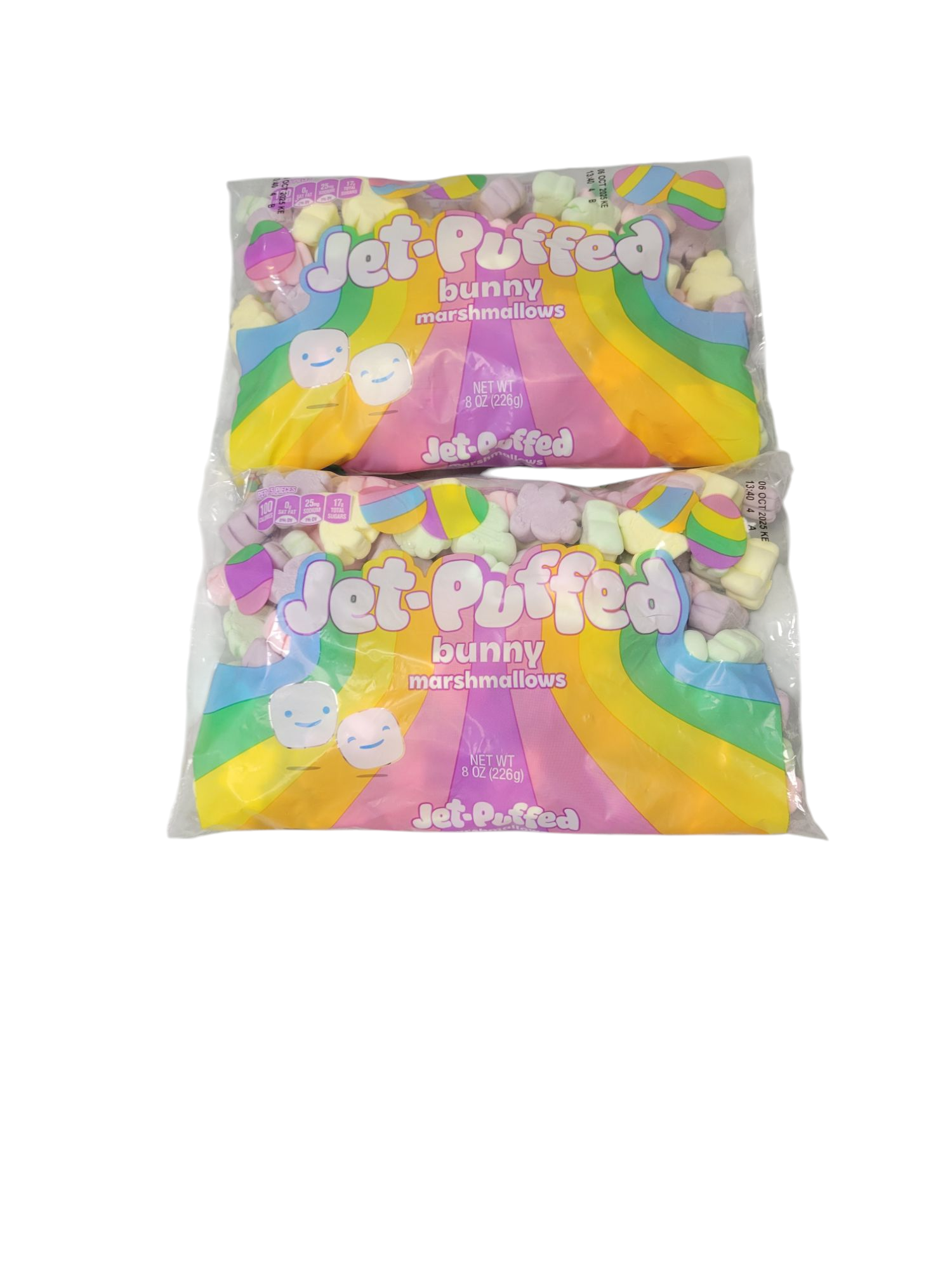 Jet-Puffed Bunny Marshmallows 8oz Bag 2 Pack - Walmart.com