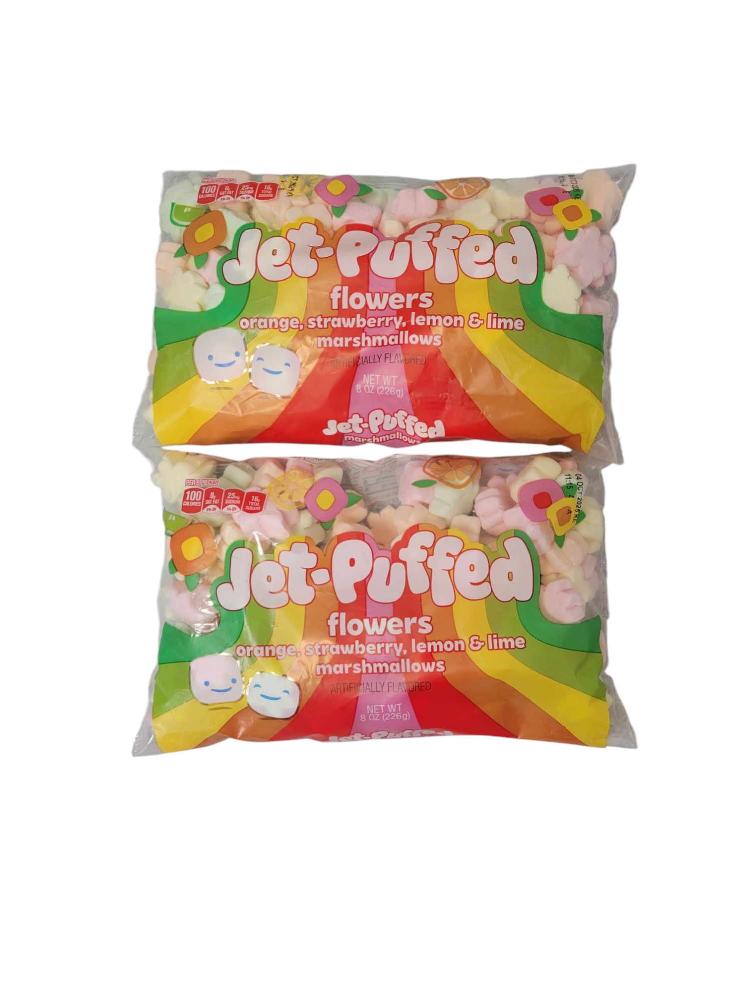 Jet-Puffed Flowers Orange, Strawberry, Lemon, and Lime Marshmallows 8 ...