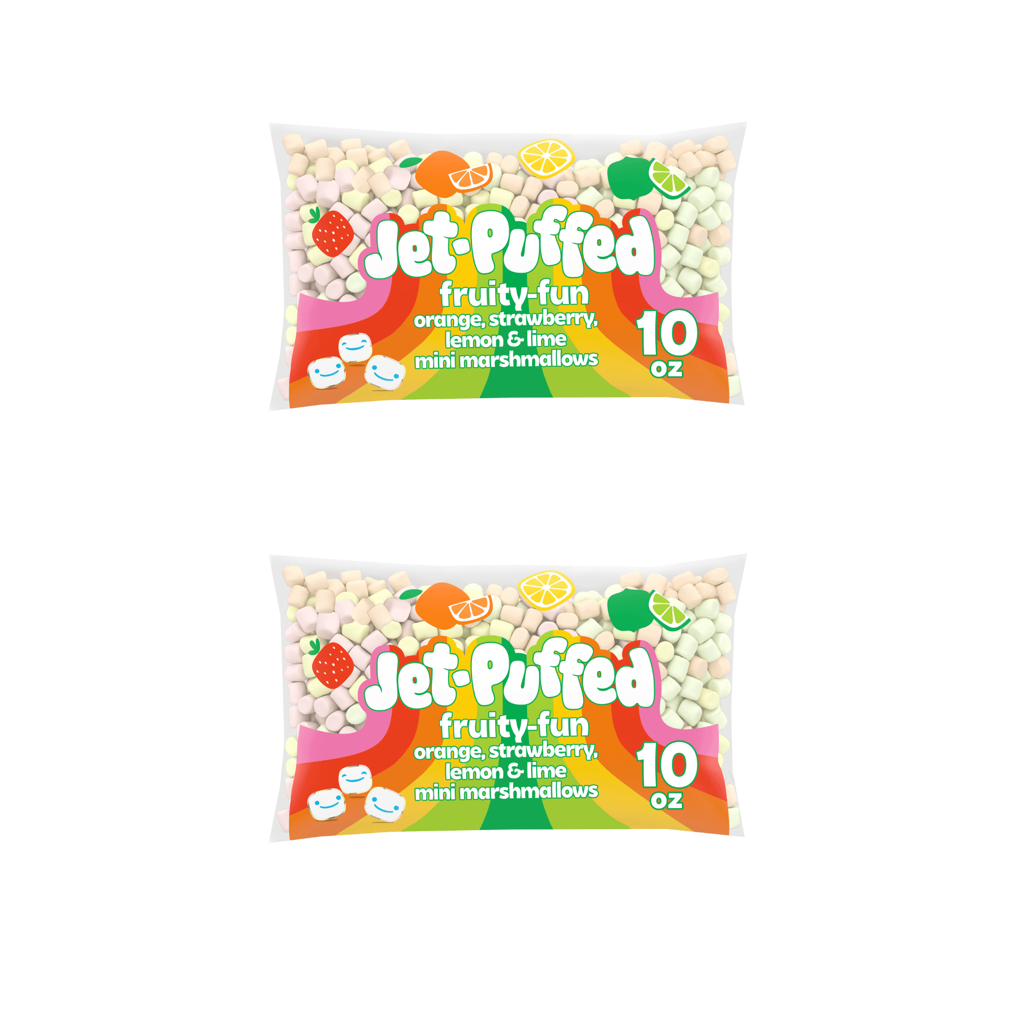 Jet-Puffed Fruity-Fun Orange, Strawberry, Lemon & Lime Mini ...