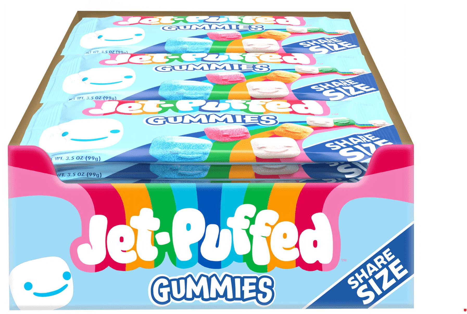 Jet-Puffed Gummies Share Size 3.5oz, 12ct - Walmart.com