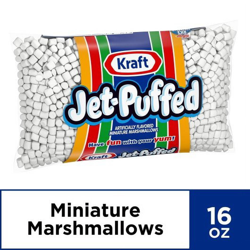 Jet-Puffed Mini Marshmallow White, 1 lb Bags - Pack of 12 - Walmart.com