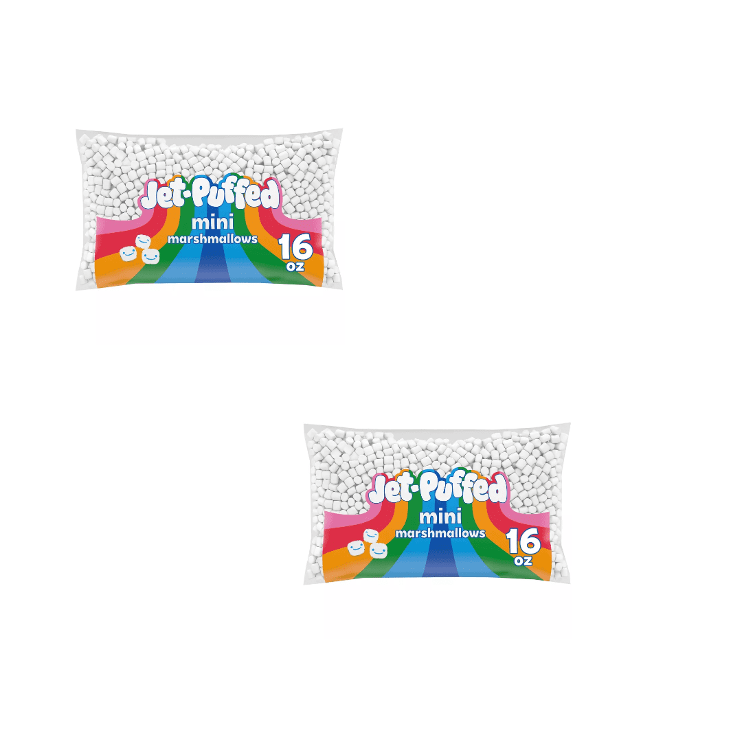 Jet-Puffed Mini Marshmallows – 16 oz, Pack of 2 - mini marshmallows ...