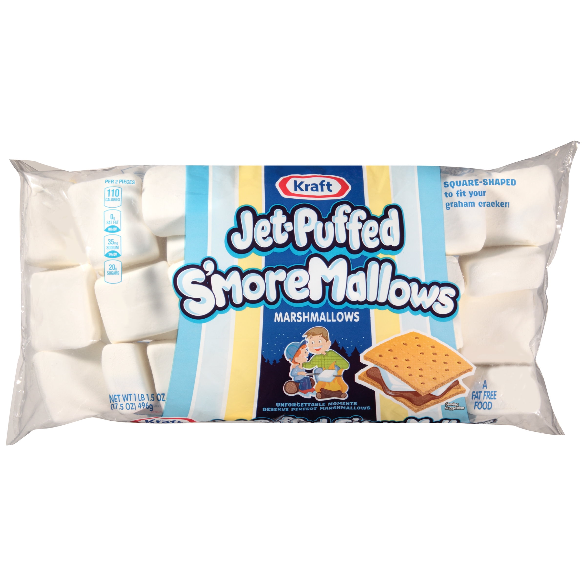 Jet-Puffed S'moreMallows Marshmallows, 17.5 oz Bag - Walmart.com