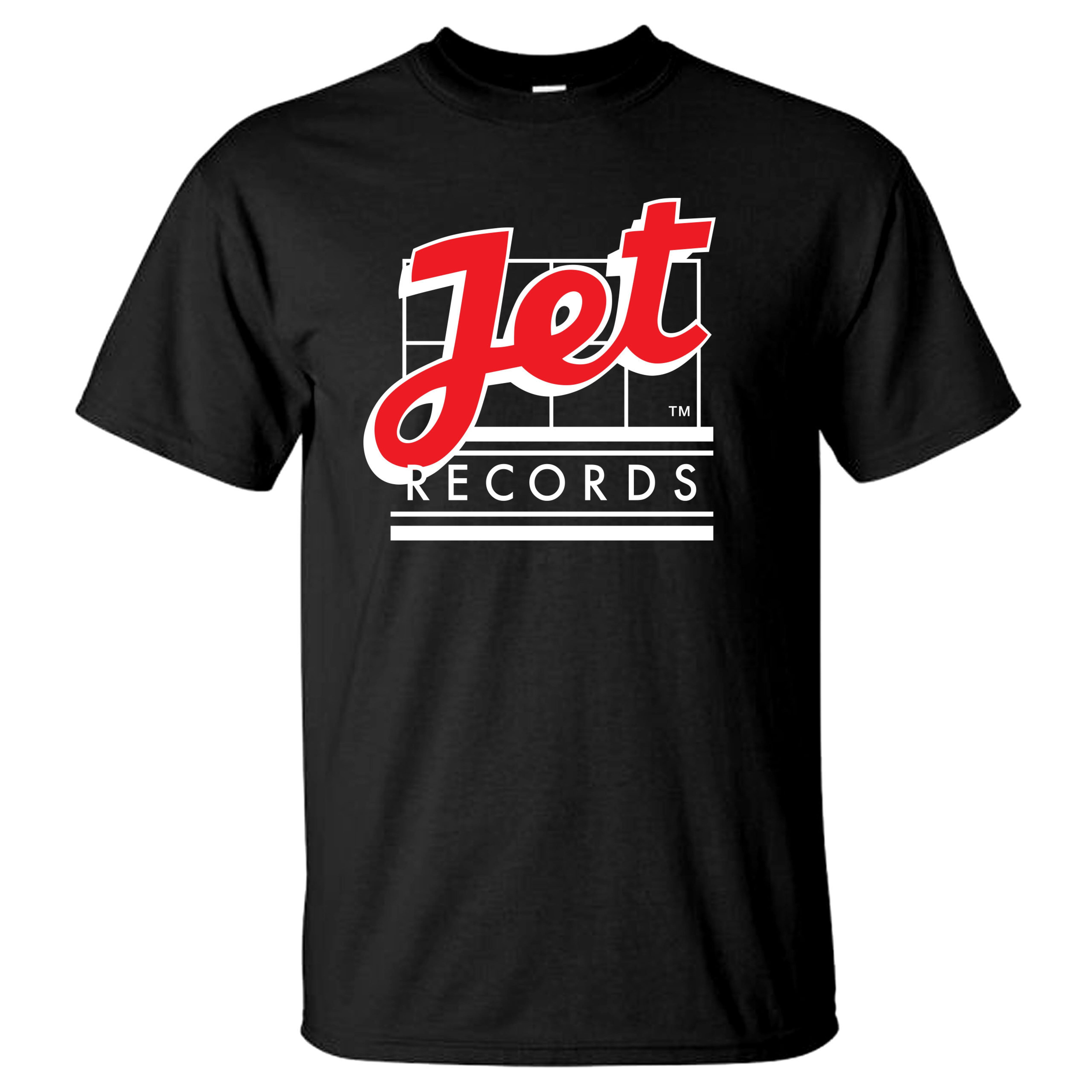 Jet Records Logo T-Shirt - Defunct Record Label - 100% Cotton Gildan ...