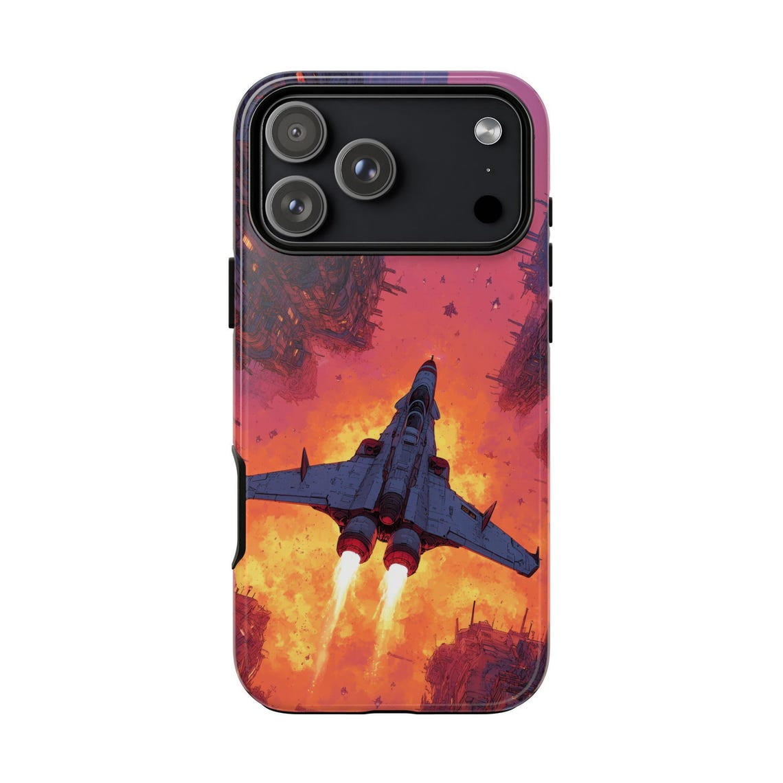 Jet Rocket Booster Anime Mech Sci Fi Futuristic Action Case for iPhone ...