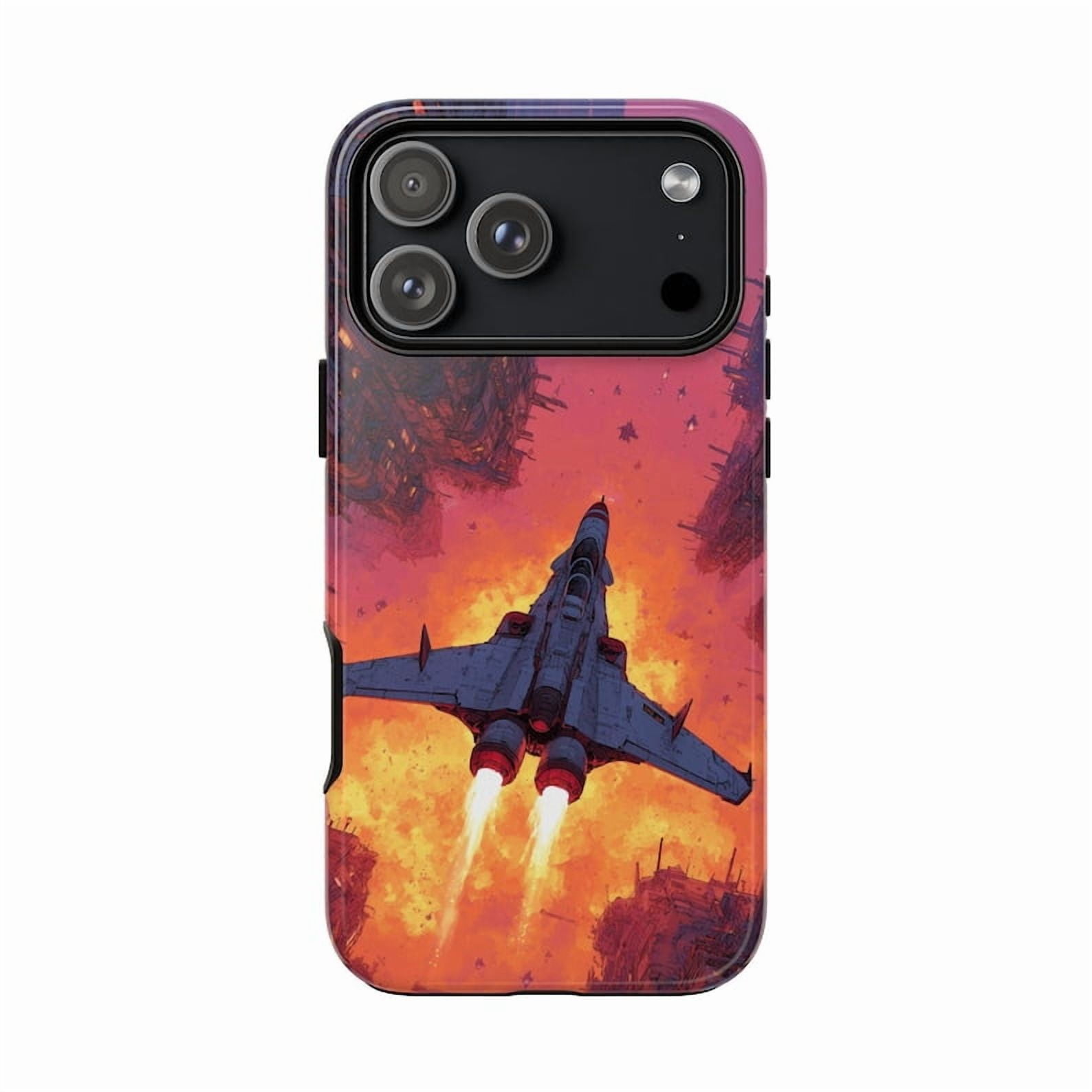 Jet Rocket Booster Phone Case Anime Mech Sci Fi Futuristic Artwork with ...