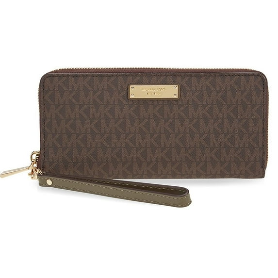 Jet Set Travel Logo Continental - Wristlet - Brown/Olive - 32S7Gtte9B ...