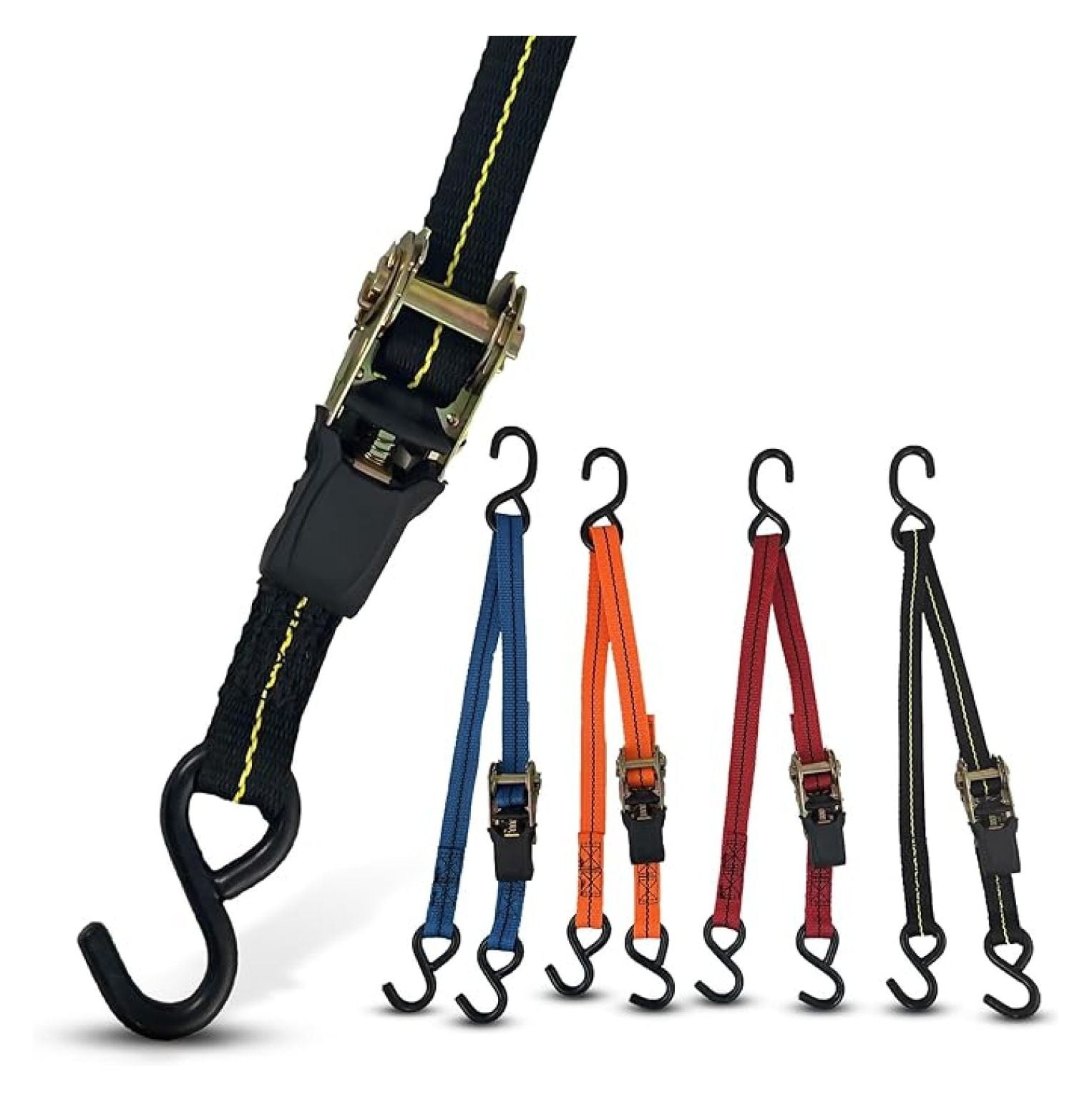 Jet Ski Tie Down Straps 3 Pack - Transom Ratchet Straps for Sea Doo ...