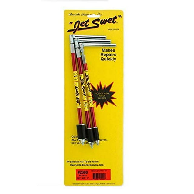 Jet Swet Jetpack 2000 Kit - 1/2", 3/4" and 1" Jet Swet Tools (3 Pieces ...
