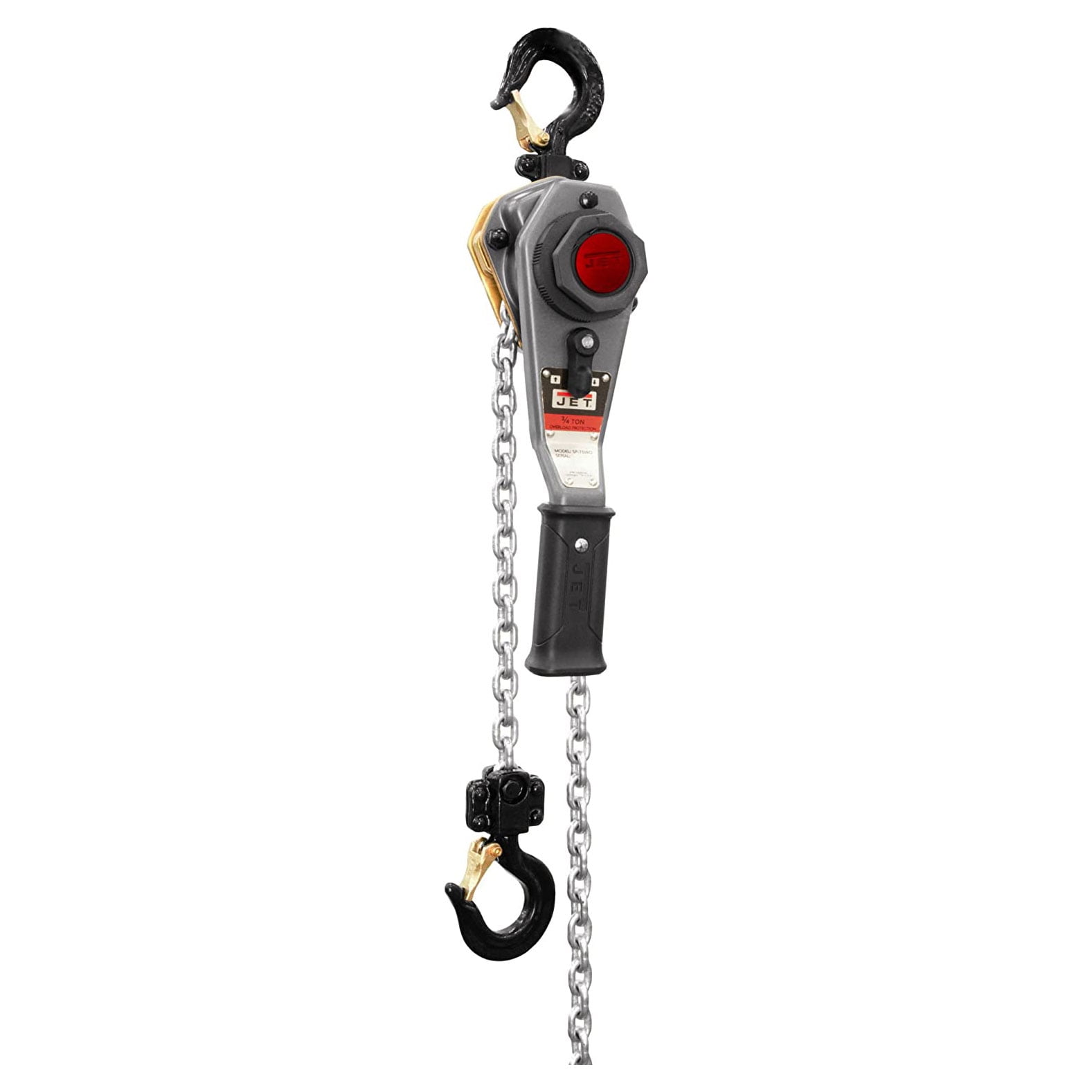 Jet Tools JLH Series 3/4 Ton Puller Hoist 10 Foot Lift with Overload ...