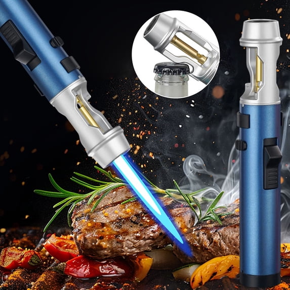 Jet Torch Lighter, Refillable Butane Lighter, Windproof Adjustable ...