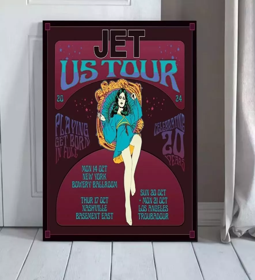 Jet US Tour 2024 Poster - Walmart.com