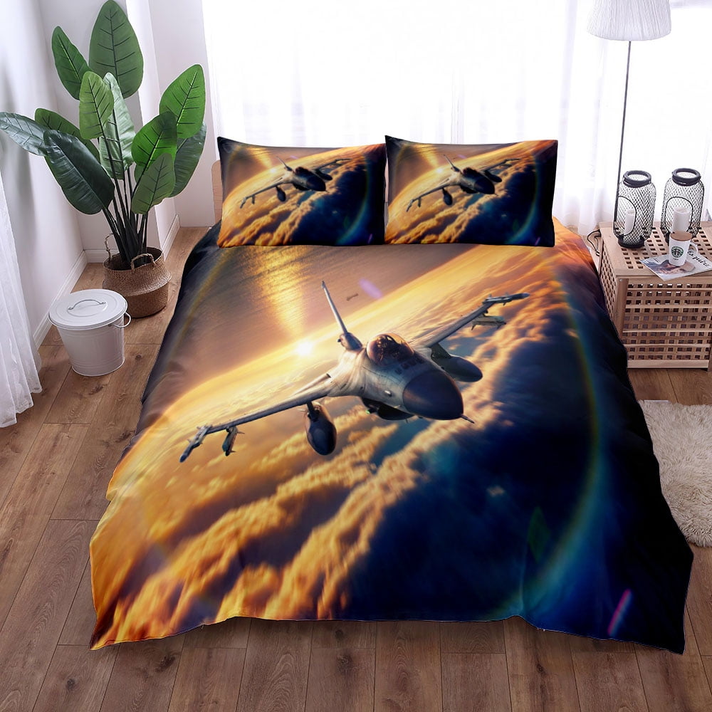 Jet airfighter Cg Duvet Cover Set King Double Full Twin Single Size Bed ...