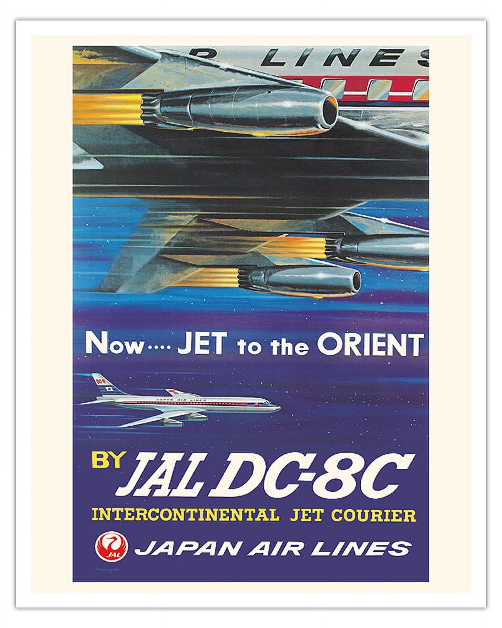 Jet to the Orient - Japan Air Lines (JAL) - Vintage Airline Travel ...