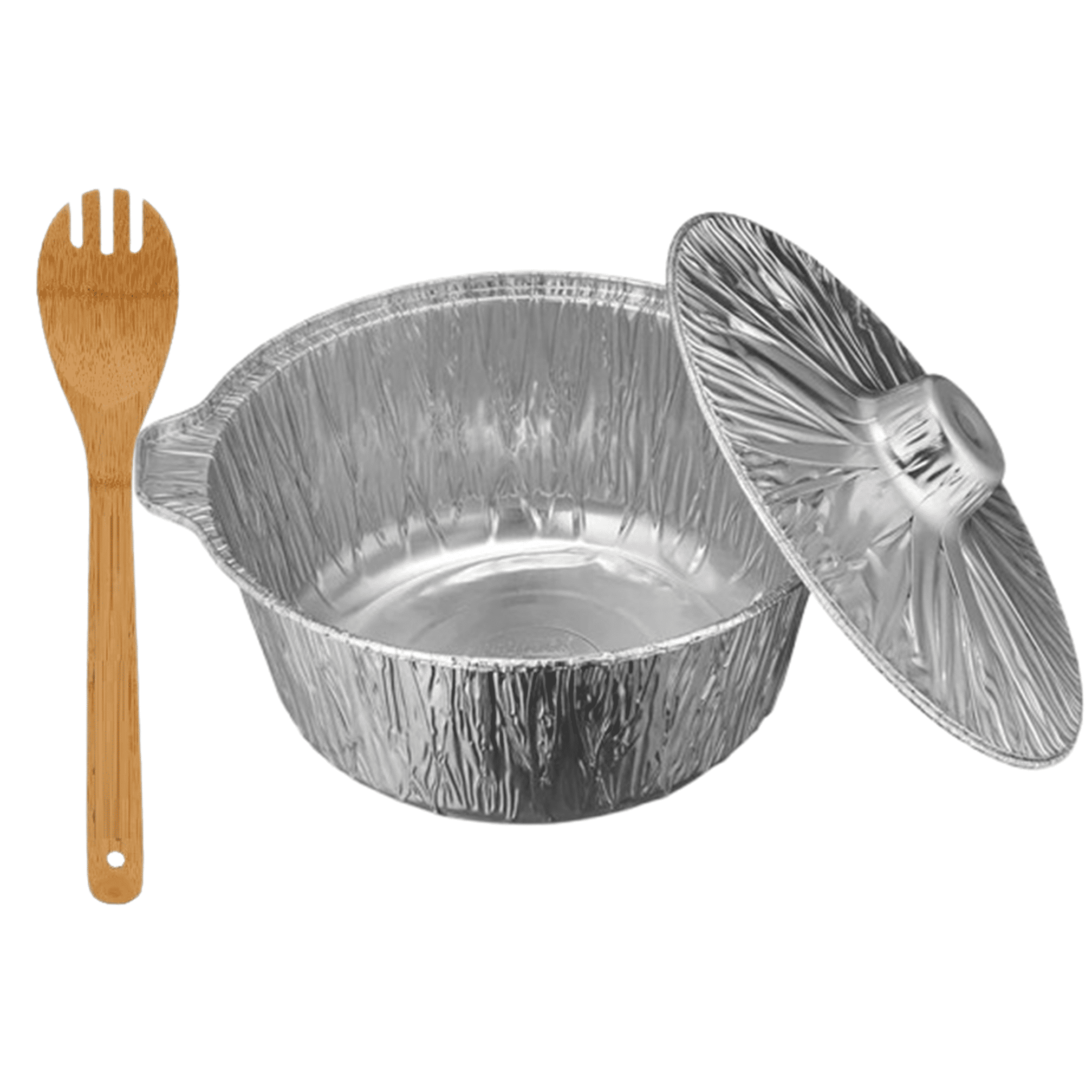 JetFoil Aluminum Round Foil Pot with Lid â Perfect for Thanksgiving ...