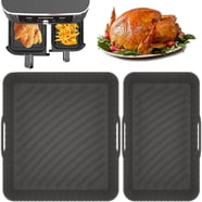 Deago Square Silicone Air Fryer Liners 7.7 inch for 3 to 6 QT Reusable ...