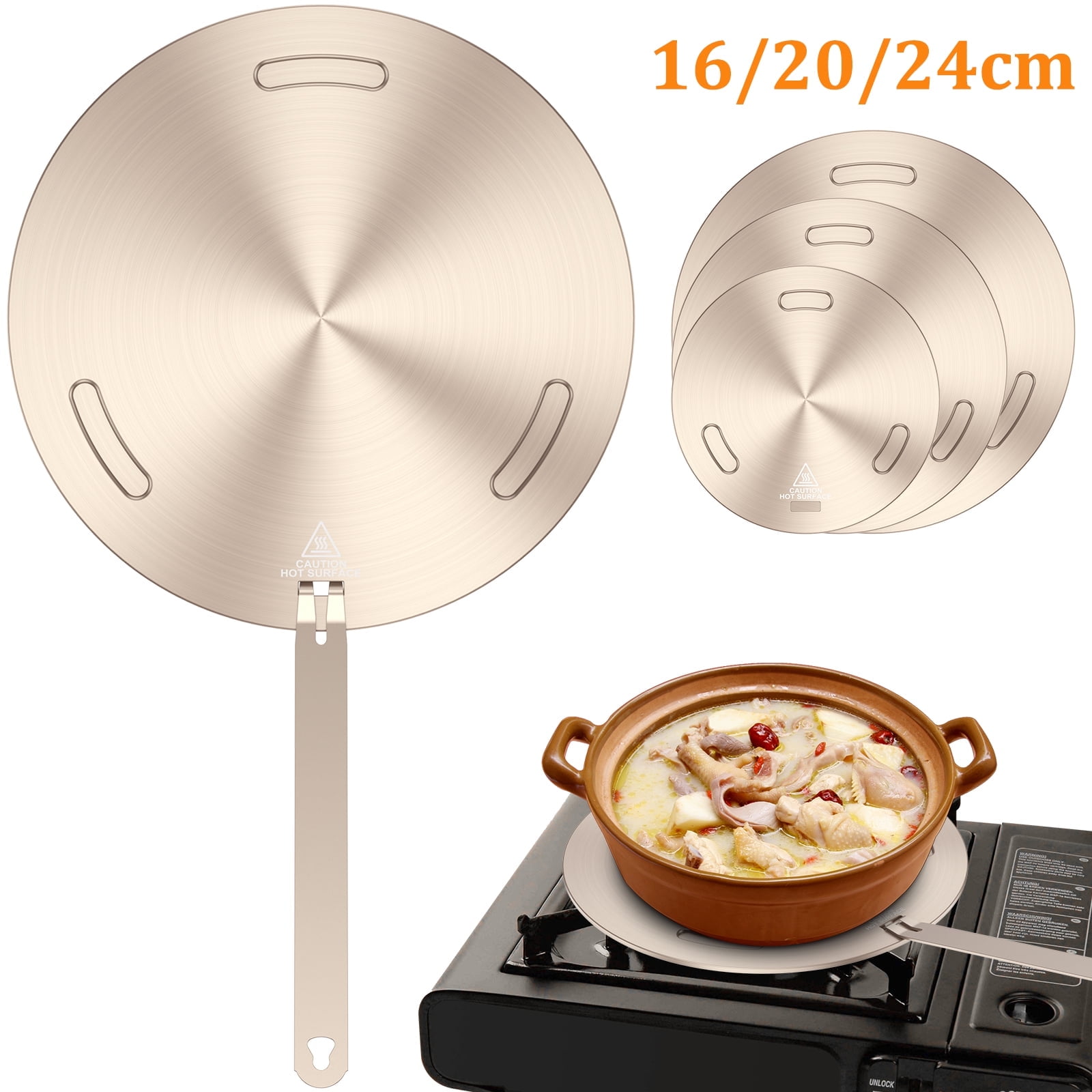 Jetcloudlive Heat Conduction Plate for Gas Stove Portable Heat Diffuser ...