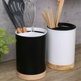 Jetcloudlive Kitchen Utensil Holder, Cutlery Drainer Caddy, Wall ...