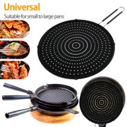 Stainless Steel Splatter Guard with Handle, Oil-Proof Cooking Pot Cover ...