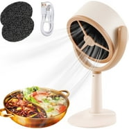 Portable Range Hood, Desktop Range Hood with 3 Speed Exhaust Fan,Low ...