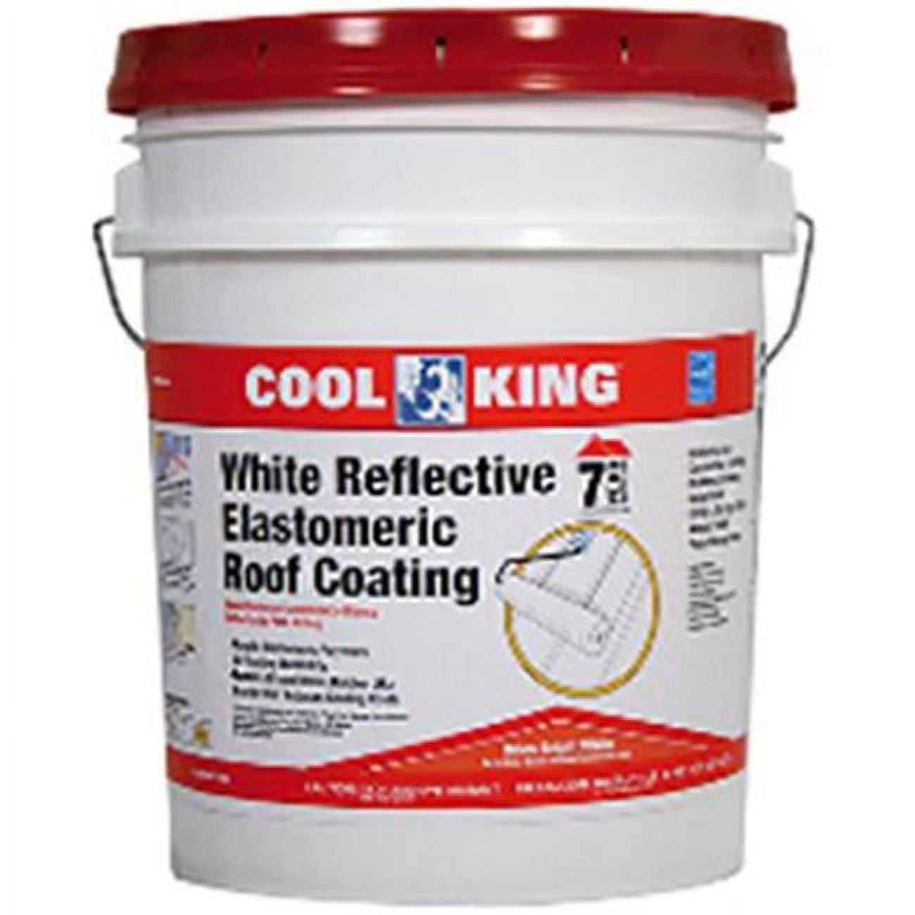 Jetcoat 66201 1 gal 7-Year White Reflective Acrylic-Elastomeric Roof ...